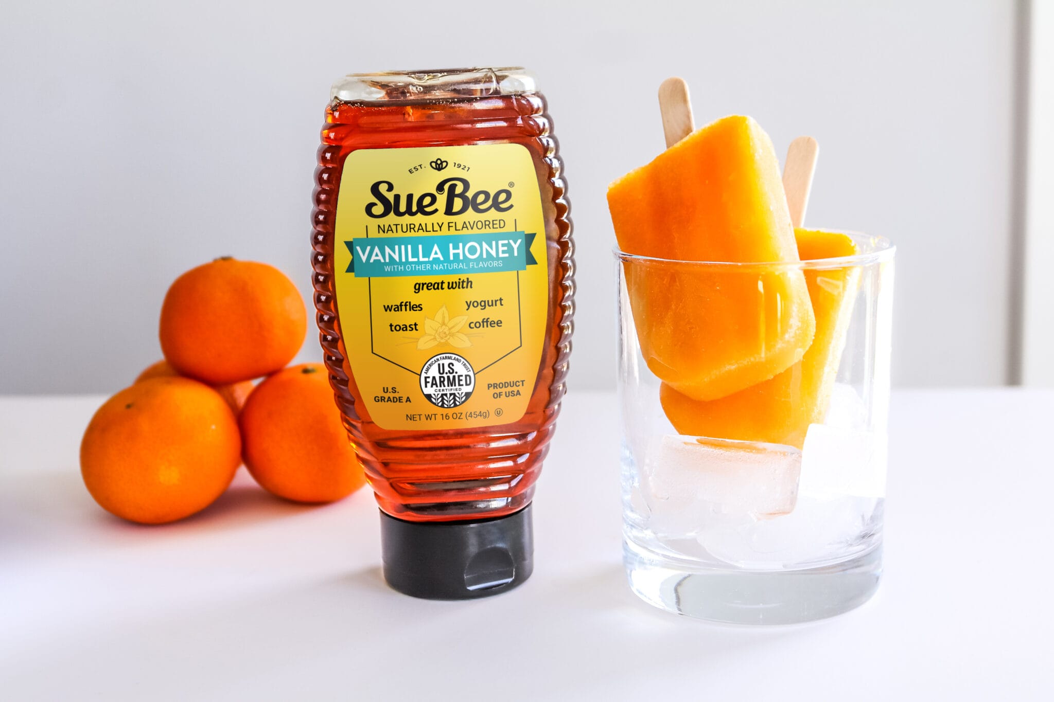Vanilla Honey Orange Popsicles - Sioux Honey Association Co-Op